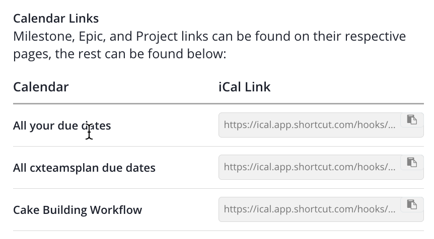 Setting Up the Shortcut Calendar Integration – Shortcut Help Center