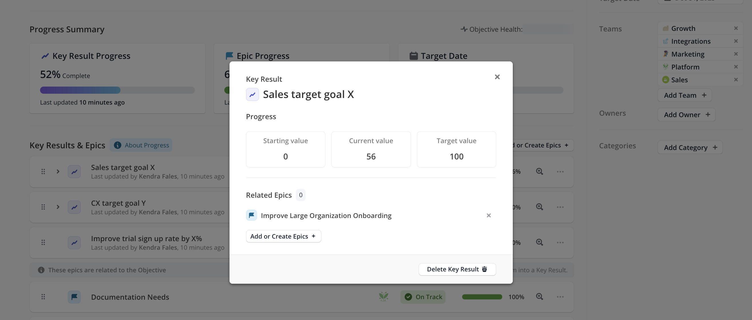 The Objectives Page – Shortcut Help Center