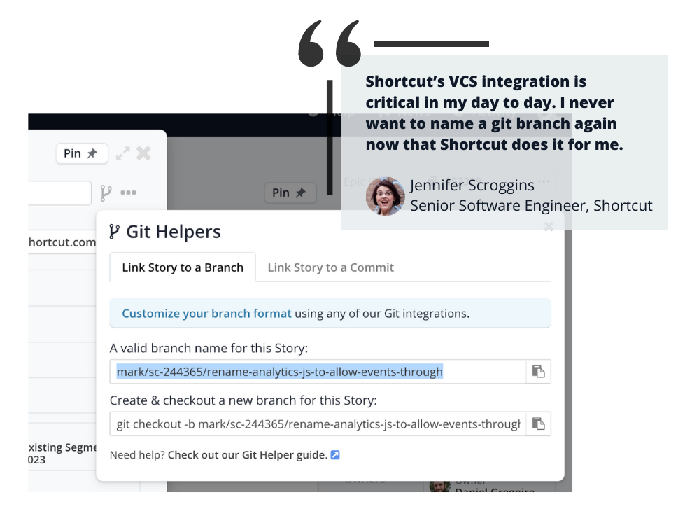 4. Connect your VCS and other important integrations – Shortcut Help Center 4. Connect your VCS and other important integrations – Shortcut Help Center