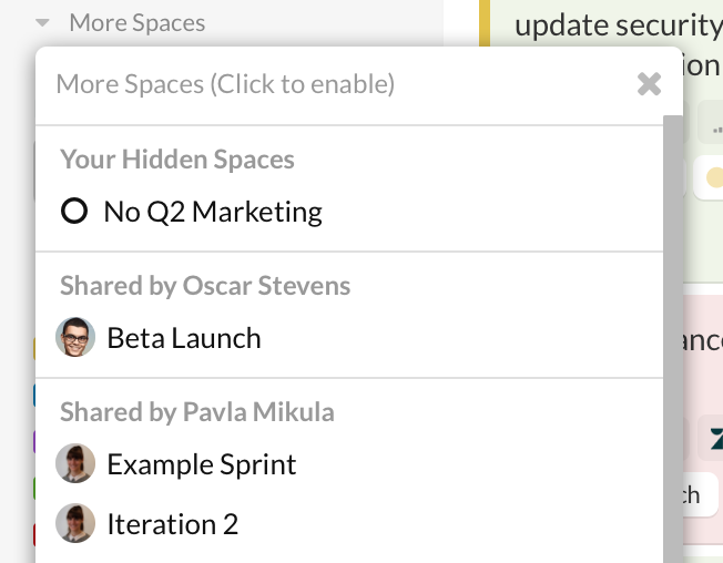 Shared Spaces – Shortcut Help Center